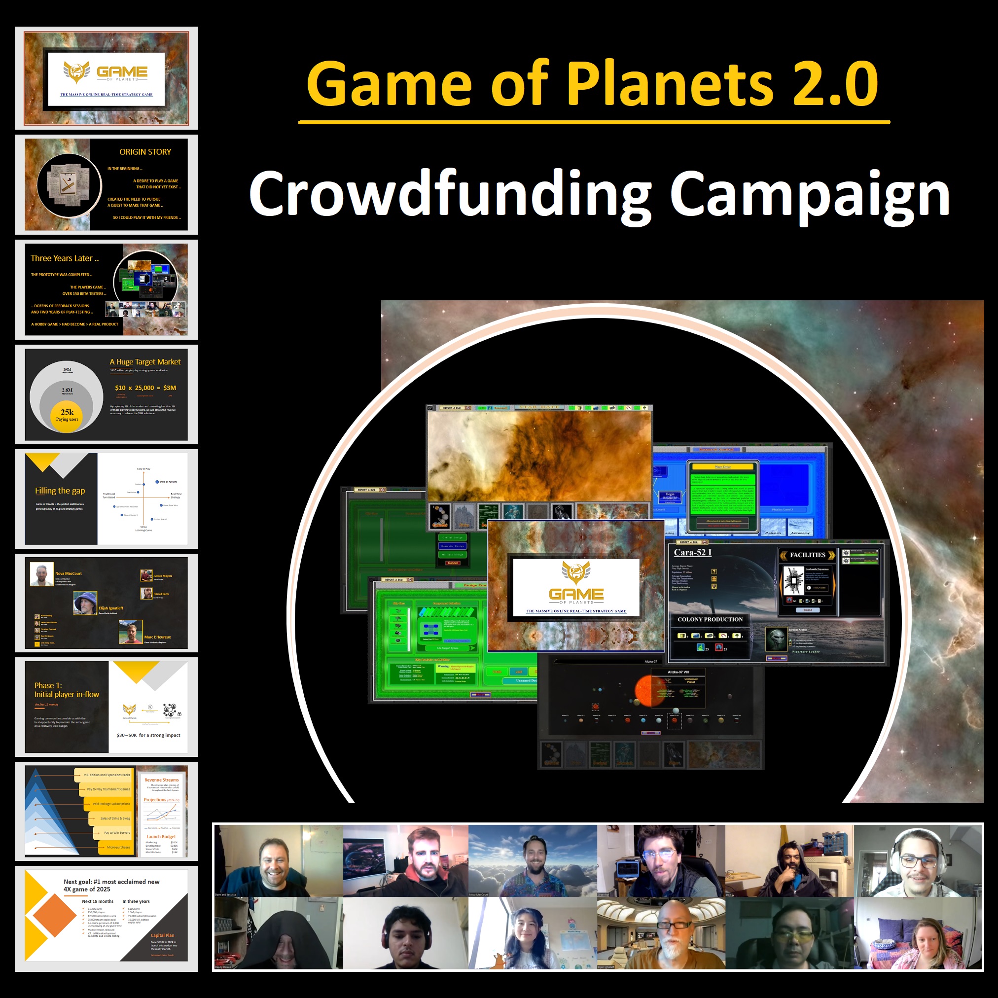 Game of Planets - The Massive Online Real-Time Strategy Game